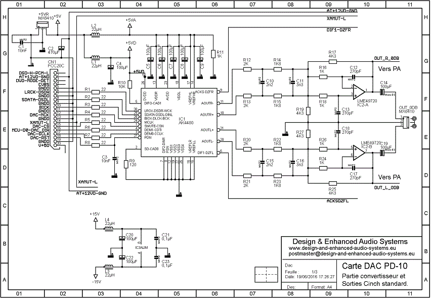 Optmisation du lecteur sacd Pioneer PD-10.Carte Dac et Audio Analogique.